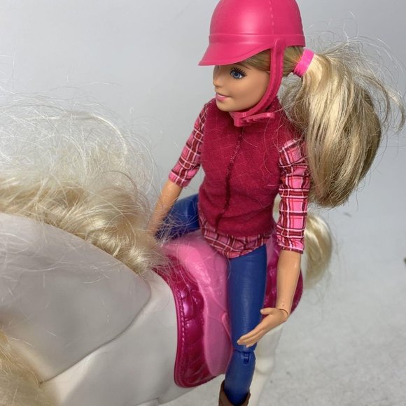 Mattel | Toys | Collectible Barbie White Stallion With Barbie Figure ...